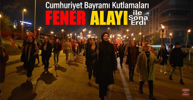CUMHURİYET KUTLAMALARI FENER ALAYI İLE SON BULDU - Karabük Net Haber