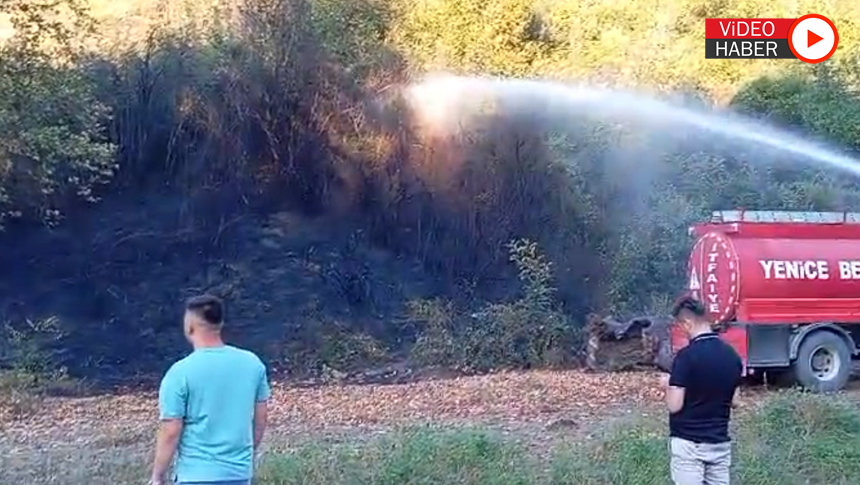 YENİCE TİR KÖYÜNDE KORKUTAN YANGIN - Karabük Net Haber